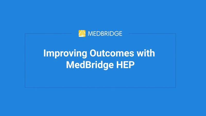 Getting Started With the MedBridge Home Exercise Program | Medbridge